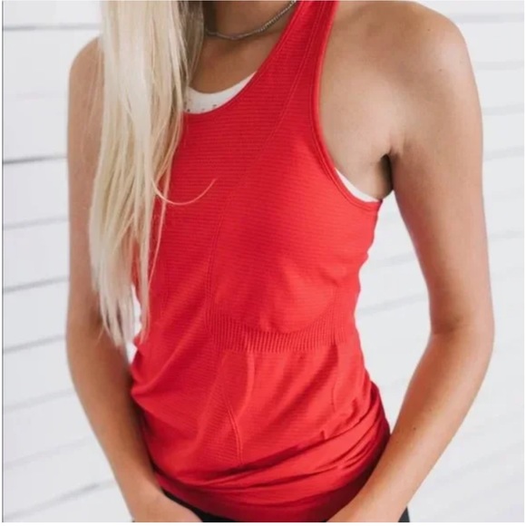 ZYIA | Tops | Zyia Red Copper Charged Tank Top | Poshmark